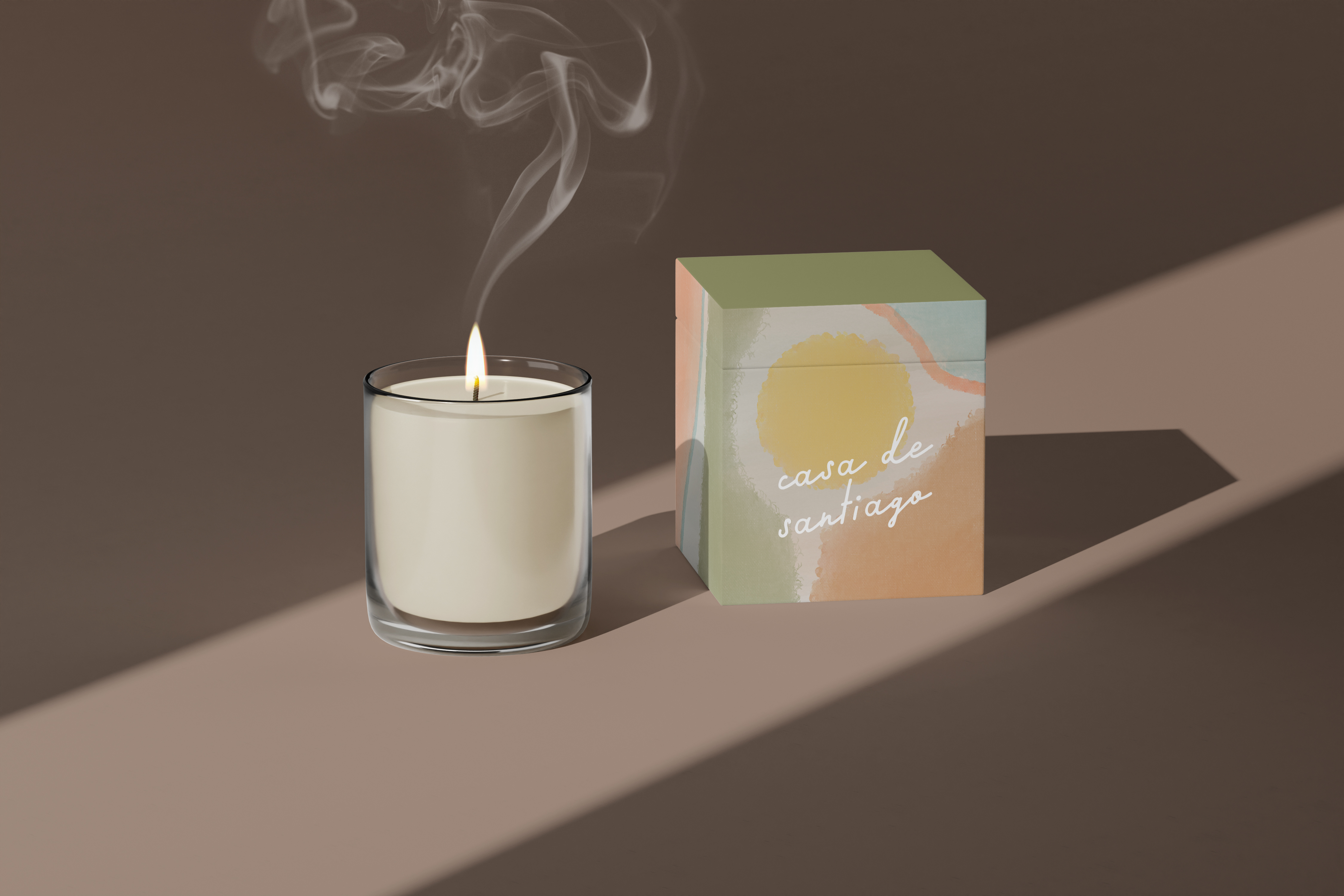 A Playful Semi-Custom Brand For a Candle Company